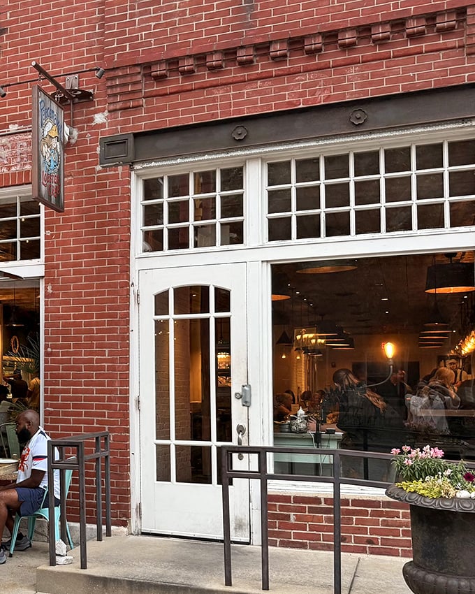 Peacemaker's elegant brick exterior hides a seafood paradise inside – like finding pearls in an architectural oyster.
