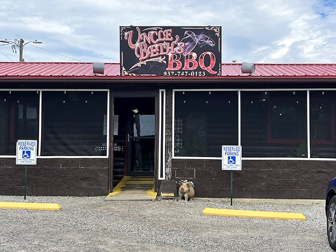Uncle Beth's humble exterior hides a barbecue paradise where smoke signals mean serious business inside.