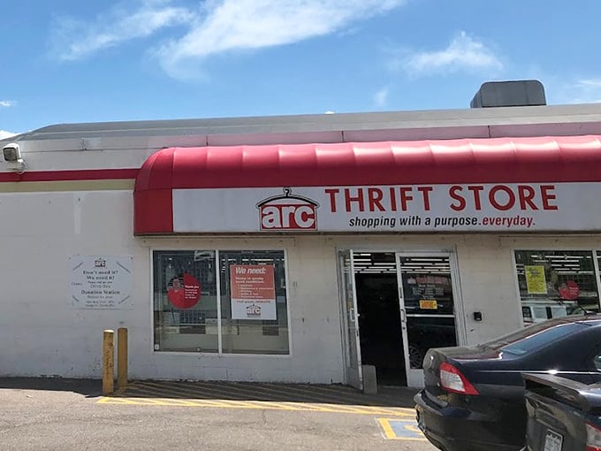 Arc's South Broadway location might look humble, but inside it's the TARDIS of thrift stores—bigger on the inside!