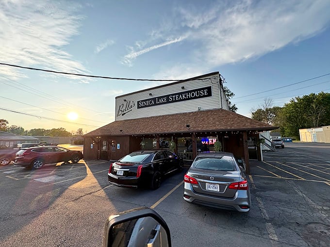 The Finger Lakes region serves more than just wine—this unassuming spot proves small towns do big steaks right.