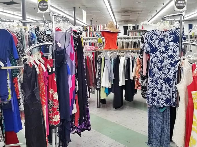 Fashion roulette at its finest—every rack here in Des Moines holds a potential jackpot.