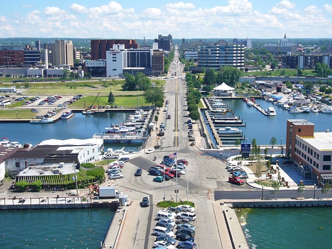 Downtown Erie streets invite you to stroll like you've got nowhere else to be.