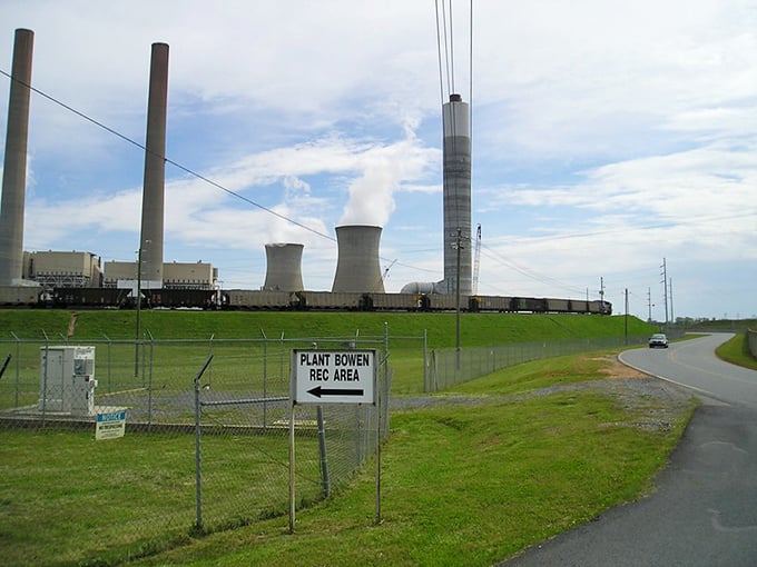 Industrial meets pastoral in Euharlee – where Georgia's working landscape creates an unexpected kind of beauty.