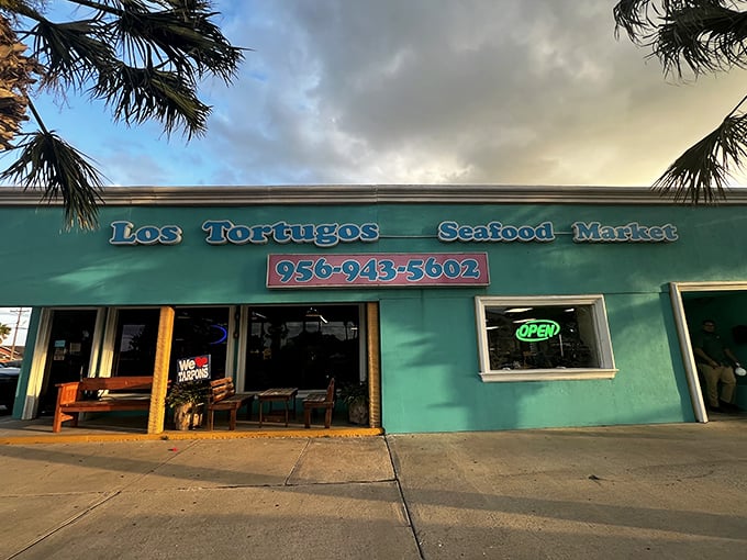 Mexican seafood magic happens behind these bright blue walls. Los Tortugos brings color to your plate and palate!