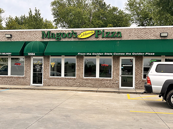 This unassuming storefront houses pizza magic that proves great ideas, like California-style pizza in Indiana, travel beautifully.