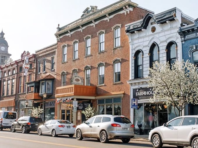That impressive brick building isn't compensating for high prices—Millersburg keeps things affordable without sacrificing character.