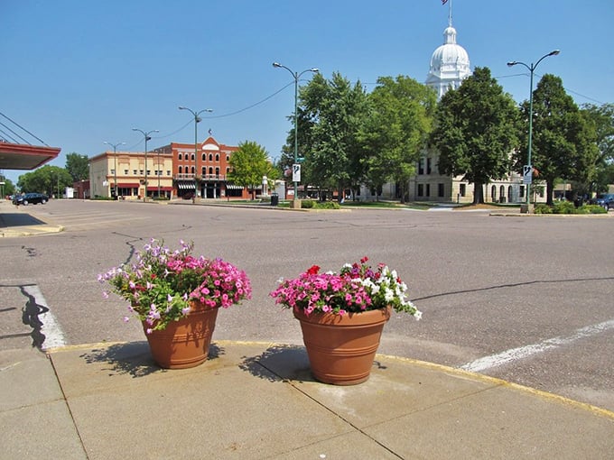 The historic buildings in Minden stand like friendly sentinels, watching over a town where everybody really does know your name.
