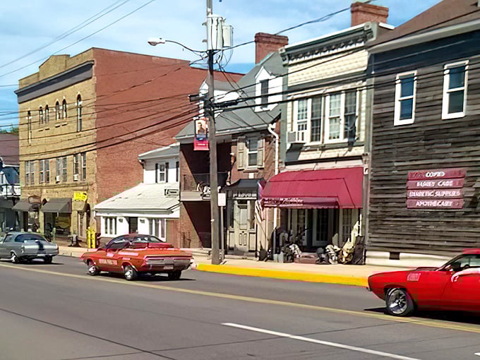 New Holland's brick buildings have housed generations of food artisans—no food court could ever compare.