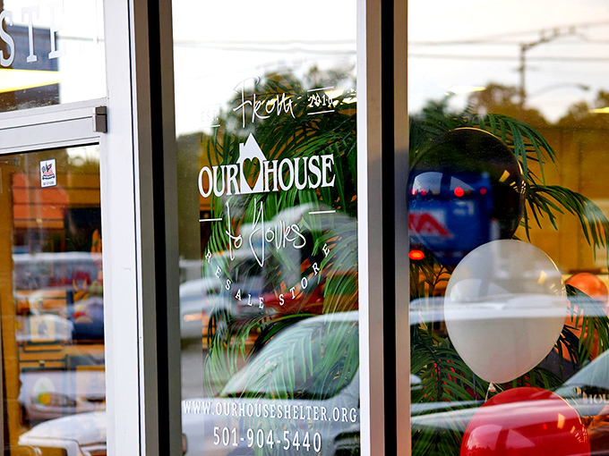 The inviting storefront welcomes shoppers to discover treasures while supporting families in their community.