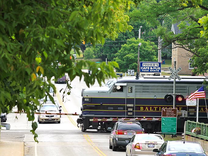 The Baltimore & Ohio Railroad still passes through Peninsula, connecting this slow-paced village to a world that moves much faster outside.