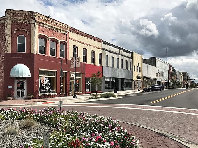 These Main Street shops haven't forgotten that window shopping is free entertainment.