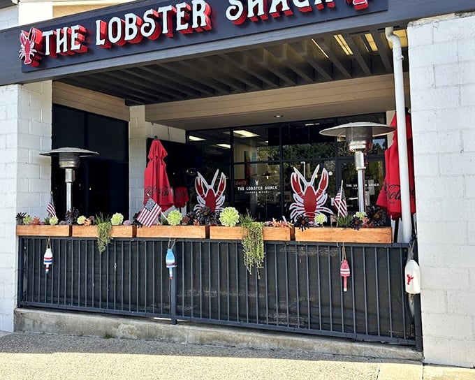 The modest exterior is like Clark Kent's glasses - hiding the superhero lobster powers that lie within these walls.