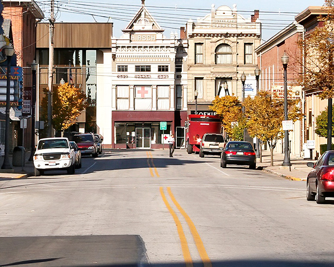 Historic buildings in Wapakoneta tell stories without saying a word—each brick and awning a chapter in small-town America's enduring tale.