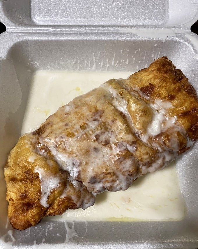 The apple fritter that launched a thousand cheat days. Glazed, golden, and worth every minute on the treadmill tomorrow.