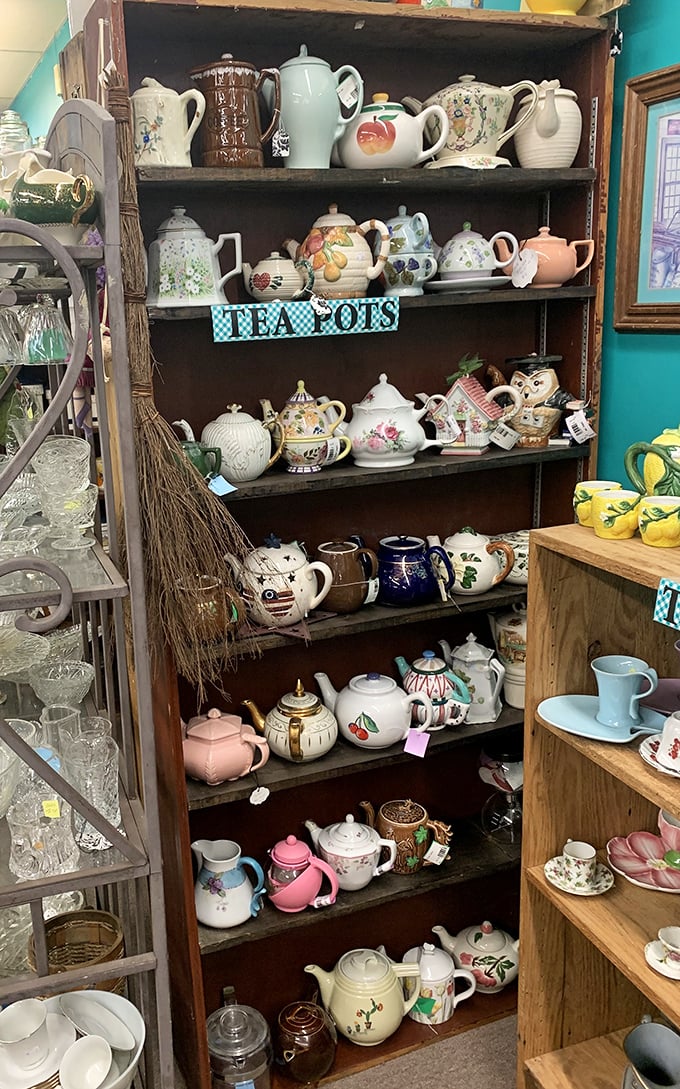 Tea time takes on new meaning when faced with this magnificent collection of pots spanning decades of designs and pouring traditions.