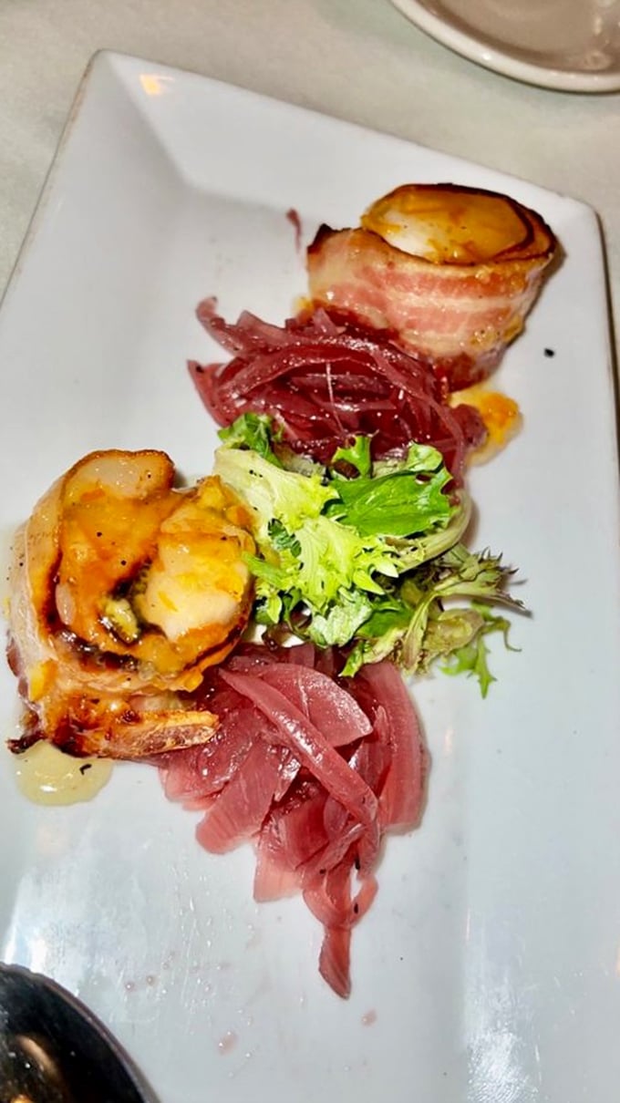 This appetizer plate is like a beautiful first date—intriguing, colorful, and leaving you eager for what comes next.
