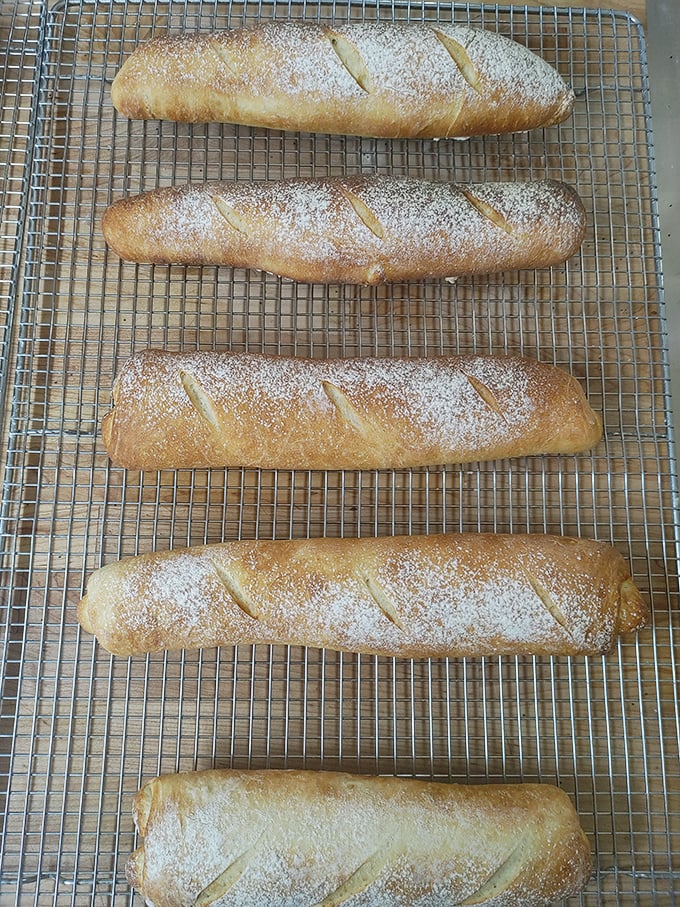 These freshly baked baguettes aren't just bread—they're edible proof that someone in Sylva understands the importance of a proper crust.