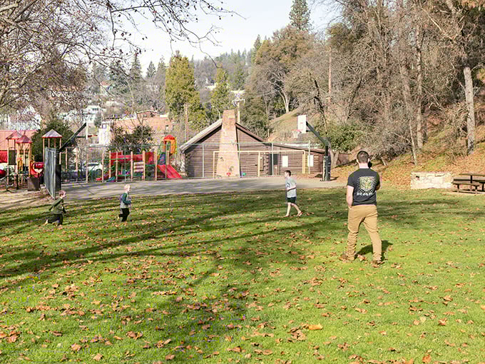 Family fun doesn't require a second mortgage in Placerville. This park offers green space where multiple generations can play without checking their bank apps.