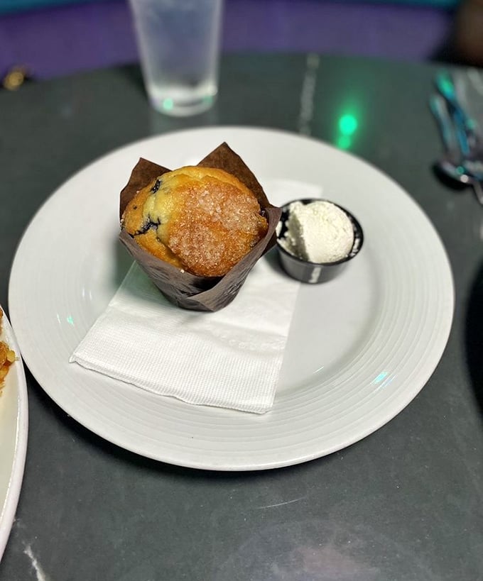 That blueberry muffin with its golden dome practically begs to be photographed before being devoured with pure butter bliss.