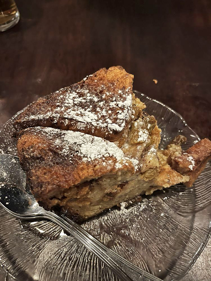 Their bread pudding doesn't just satisfy a sweet tooth – it launches a full-scale invasion that leaves you happily surrendering to its cinnamon-scented charms.