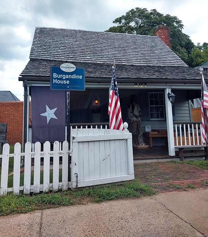 The Burgandine House stands as Culpeper's oldest dwelling, wearing its history like comfortable jeans – lived-in, authentic, and still in style.