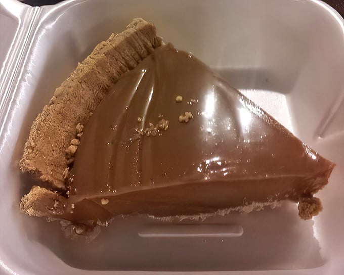 Caramel pie that would make your grandmother weep with joy—silky smooth filling atop a graham cracker crust that's worth every delicious calorie.