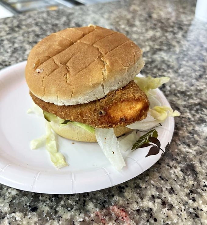 Sometimes the humble chicken sandwich deserves its moment in the spotlight. Crispy, golden, and nestled in a soft bun—comfort food poetry.