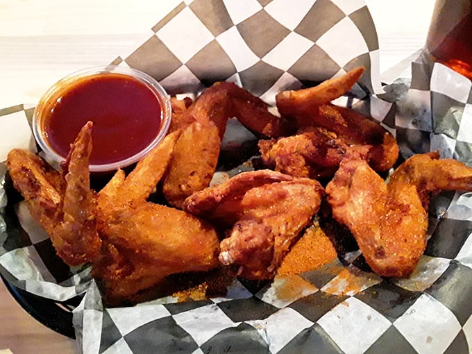 Wings that strike the perfect balance between crispy exterior and juicy interior. The kind that make you wonder why you ever bothered with those chain restaurant imposters.