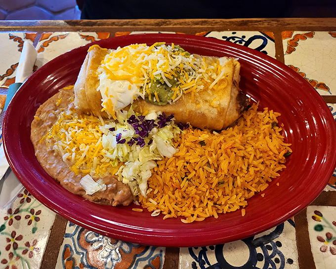 The chimichanga – that glorious testament to what happens when you accidentally drop a burrito into hot oil and create magic.