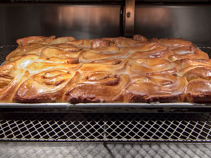 These cinnamon rolls aren't just dessert—they're the reason some folks order extra to take home. Morning-after Brown's is still good Brown's.