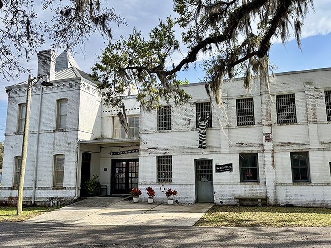 The old Clay County jail now houses history instead of inmates – a much more pleasant arrangement for everyone involved.