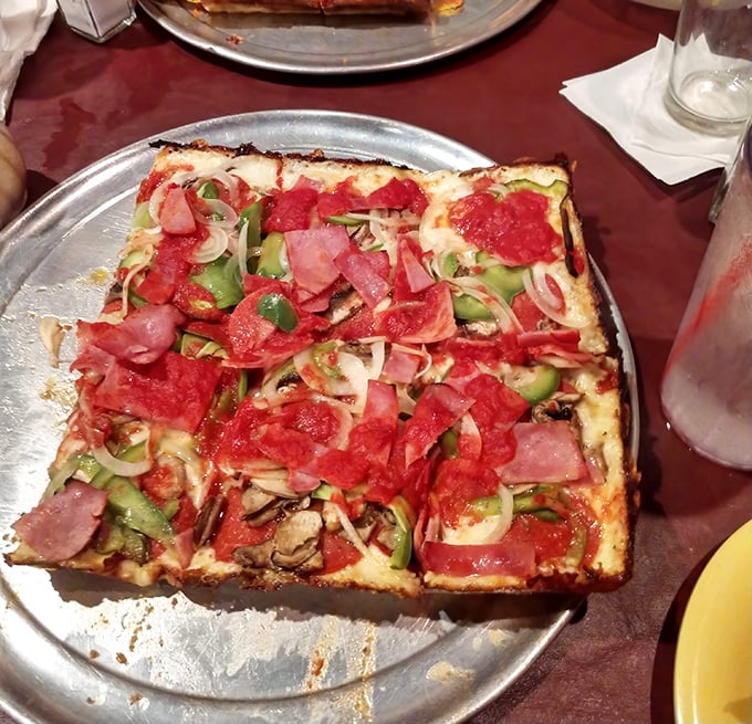 The Supreme pizza showcases the Cloverleaf philosophy: why choose one topping when you can have a party?