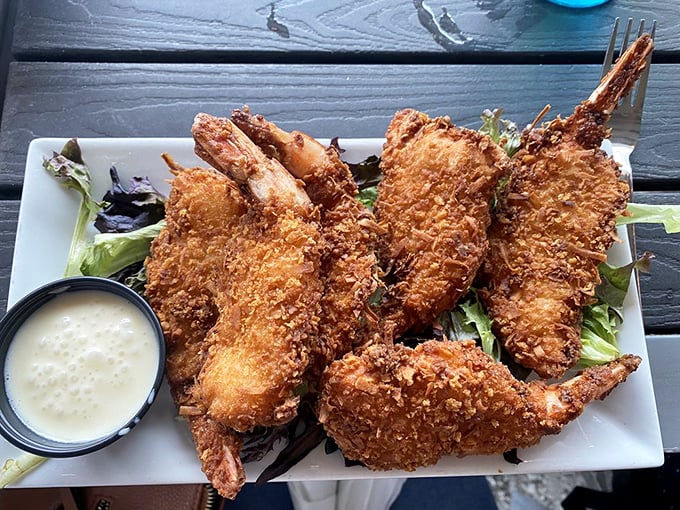 Coconut shrimp so perfectly golden and crisp, they make you wonder why we bother cooking seafood any other way.