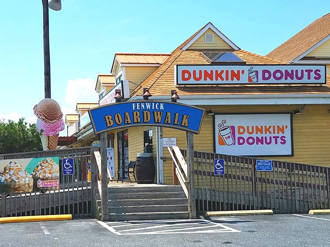 The Fenwick Boardwalk offers small-town charm without the crowds. That ice cream cone tastes better when you're not fighting for sidewalk space.
