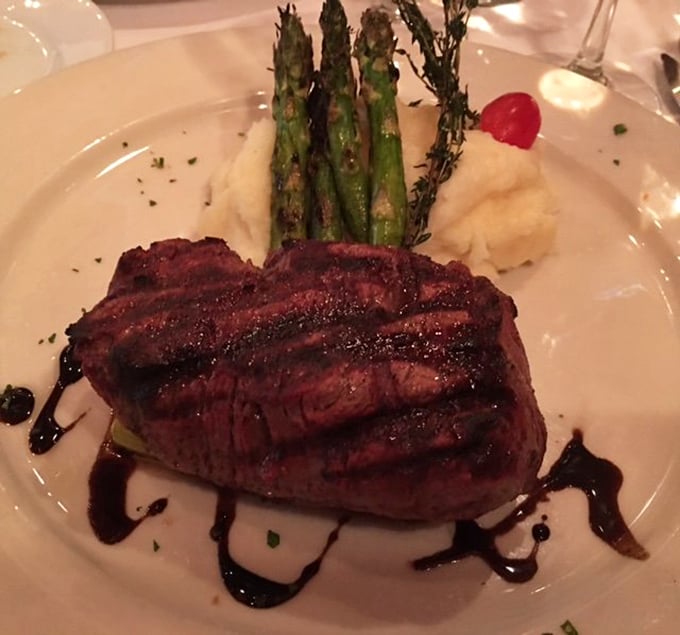 When the filet mignon looks this good, you almost forget about the famous weekend special. Almost.