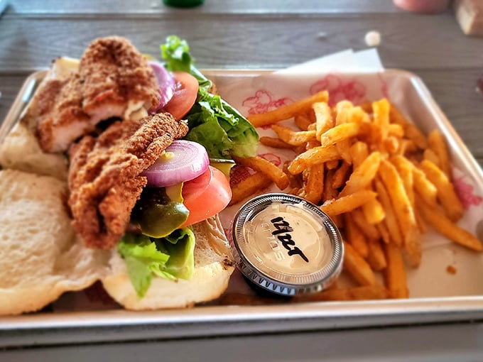 Not all heroes wear capes—some come on fresh bread with crispy coating. This fish sandwich brings the ocean to central Florida with every bite.