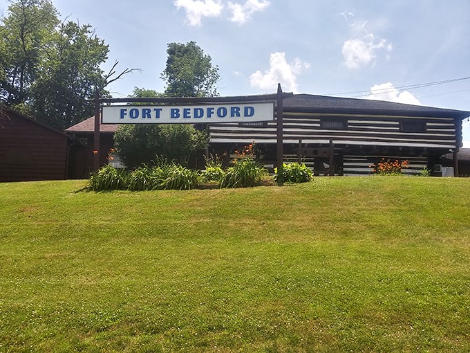 Fort Bedford Museum preserves the frontier history that shaped America's westward expansion, when "home security system" meant log walls and vigilance.