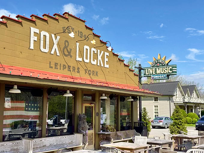 Fox & Locke—where Nashville's hottest talent often shows up for impromptu jam sessions. Live music tonight? Always a good bet.