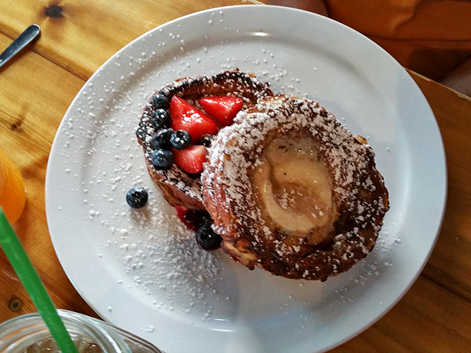 Not just French toast—it's a breakfast dessert masterpiece. That mascarpone filling and fresh berry topping might make you weep with joy.