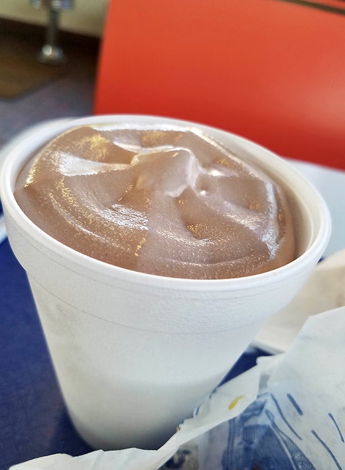 The frosted malt – halfway between ice cream and milkshake, wholly dedicated to making your inner child high-five your adult self.