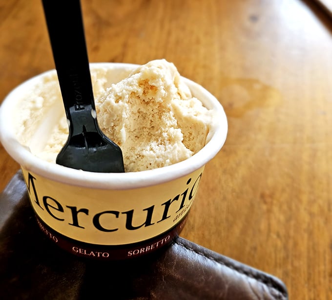 Gelato so creamy it makes ice cream feel like it needs to go back to school and apply itself a little more.