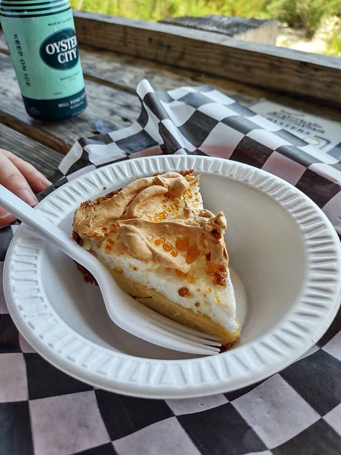The holy grail itself—a slice of key lime pie that makes you question every other version you've ever encountered. Life-changing? Possibly.