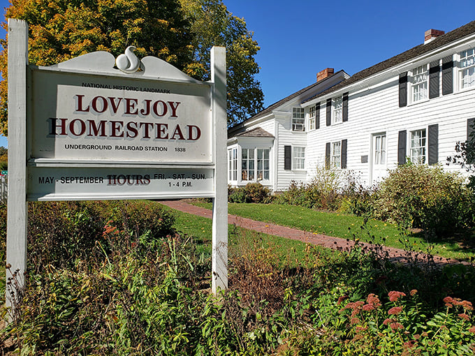 The Lovejoy Homestead stands as a powerful reminder of Princeton's role in the Underground Railroad – history you can touch, not just read about in textbooks.