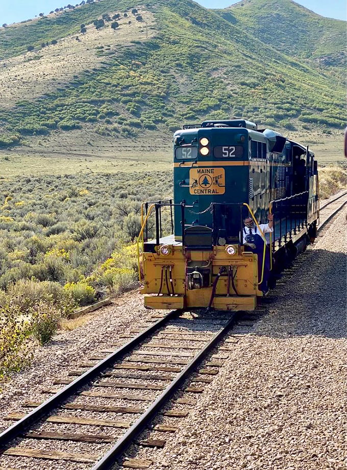 The Maine Central #52 locomotive proves that sometimes the most photogenic celebrities are made of steel and diesel.