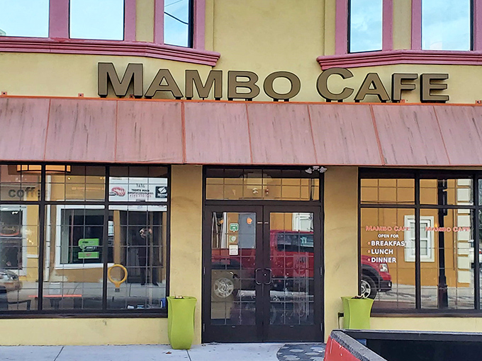 Mambo Café brings Latin flavors to South Jersey, its vibrant yellow exterior as warm and inviting as the meals served within.