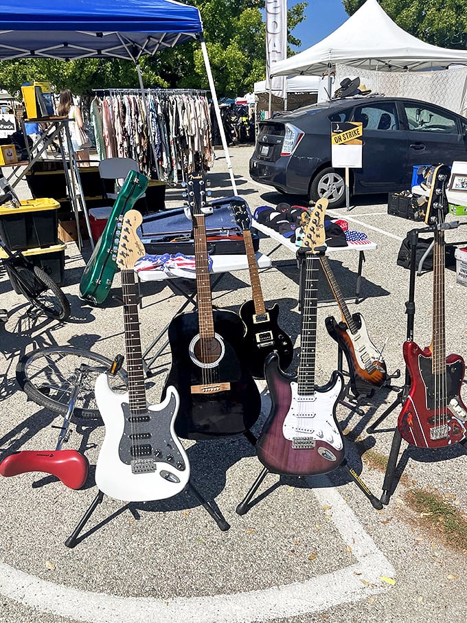 Rock star dreams at bargain prices. Whether you're channeling Hendrix or Cash, there's a six-string story waiting to be continued.