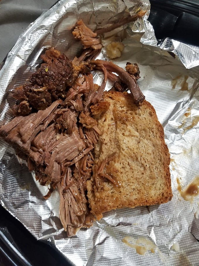 Pulled pork piled high like a delicious game of Jenga – one wrong move and pure happiness spills everywhere.