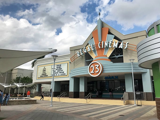 Regal Cinemas offers the perfect intermission between shopping sprees—because sometimes you need popcorn more than another pair of shoes.