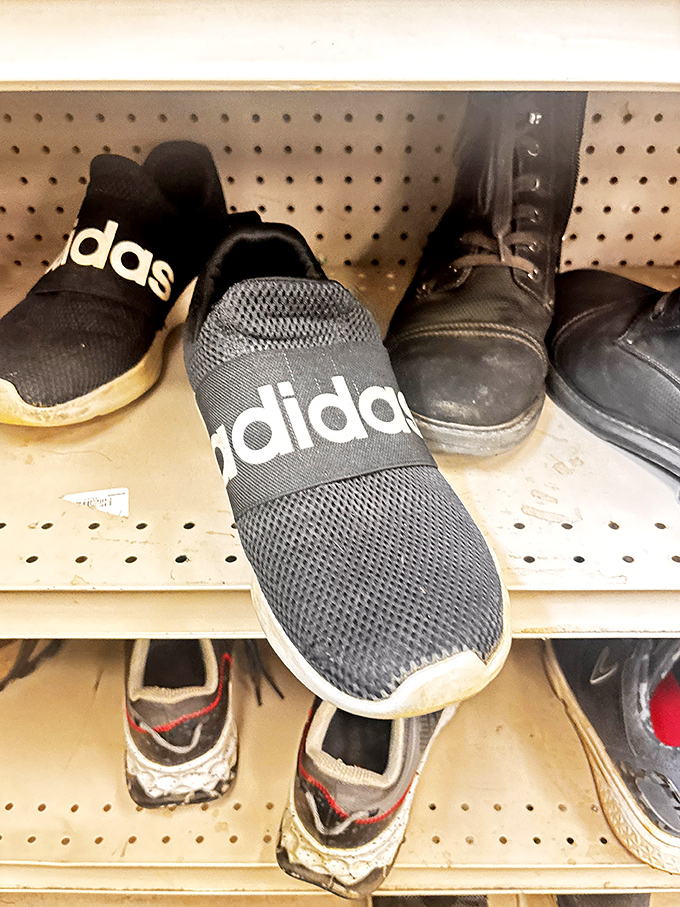 Adidas meets leather boots in the footwear section – where your next favorite kicks are waiting at prices that won't make you wince.