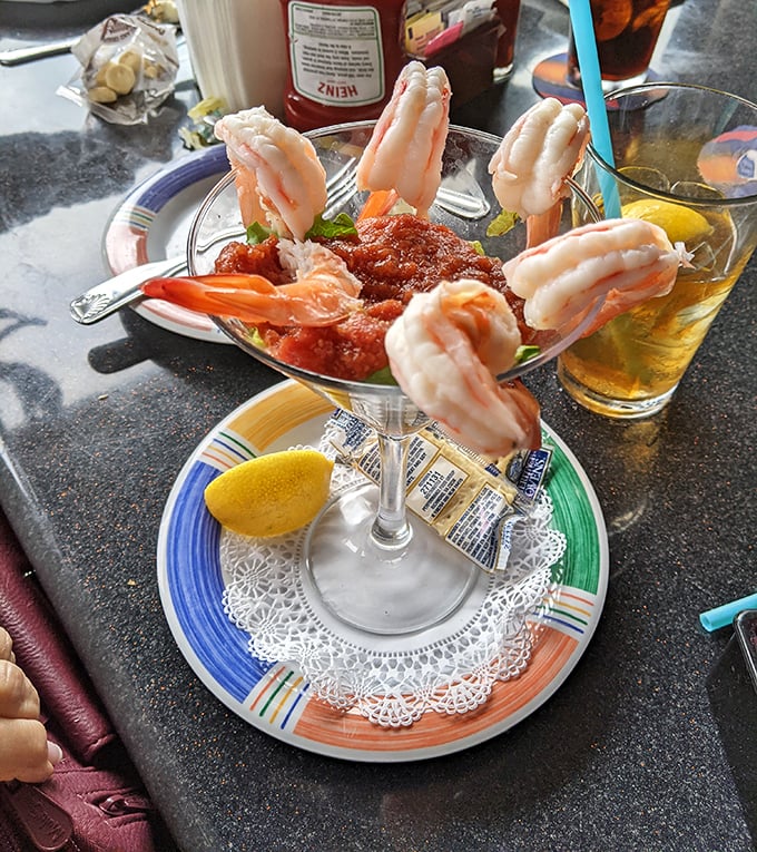 Shrimp cocktail: the little black dress of seafood appetizers. Plump and perfect, these beauties are dressed for success in classic cocktail sauce.